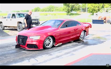 Video Street Outlaws Daddy Dave Makes First Hit In New Audi Npk Car