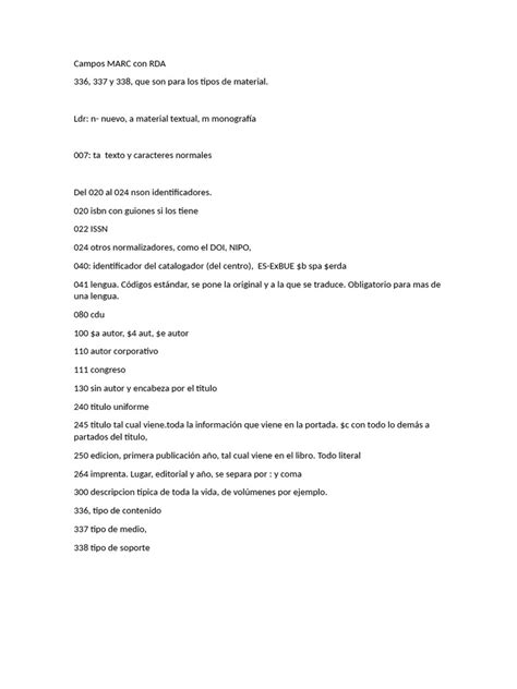 Tema 5 Campos Marc Con Rda Pdf