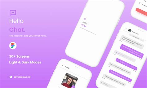 Hello Chat Free Figma Template For Uncategorized