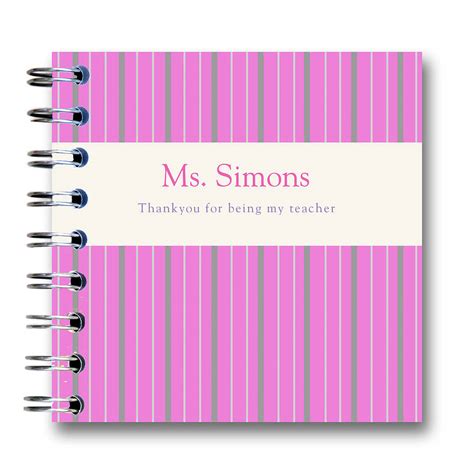 Personalised Teacher Notebook By Amanda Hancocks