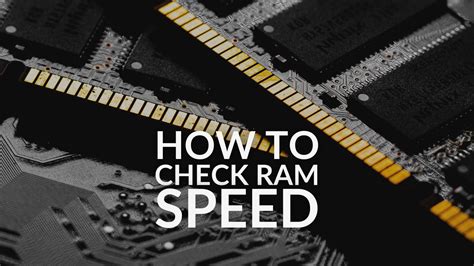 How Do I Check My RAM Speed