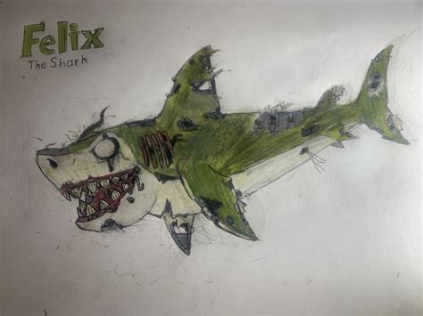 Fazbear World Felix The Shark By Fazscare87 On Deviantart