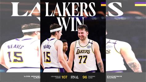 Nba／東契奇轟33分率湖人終止四連敗 對戰太陽已連7場都轟至少30分
