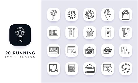 Line Art Incomplete Running Icon Pack 2963961 Vector Art At Vecteezy