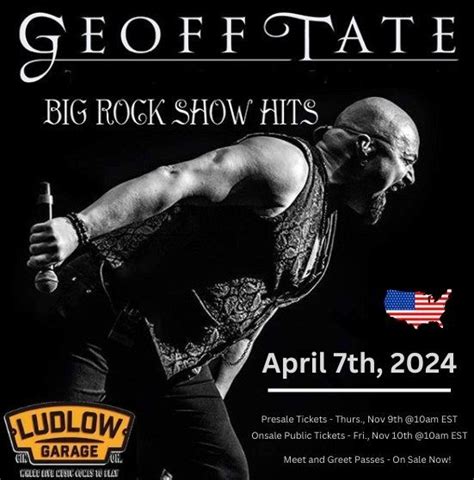 Geoff Tates Big Rock Show Ludlow Garage Cincinnati April 7 2024