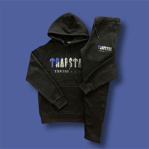 Trapstar Chenille Decoded Tracksuit Blackdazzling Depop