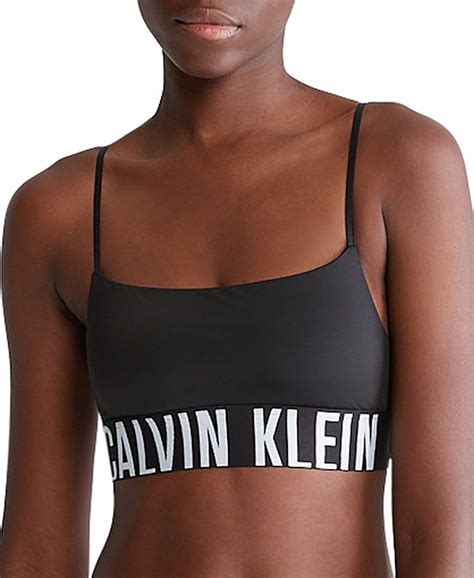 Calvin Klein Womens Intense Power Micro Unlined Bralette Qf7631 Macys