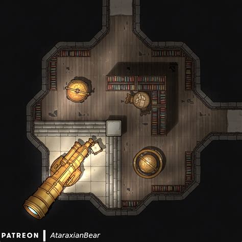 Observatory And Library By Ataraxianbear On Deviantart