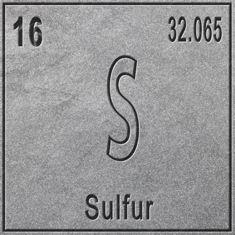 Sulfur Atomic Mass Number