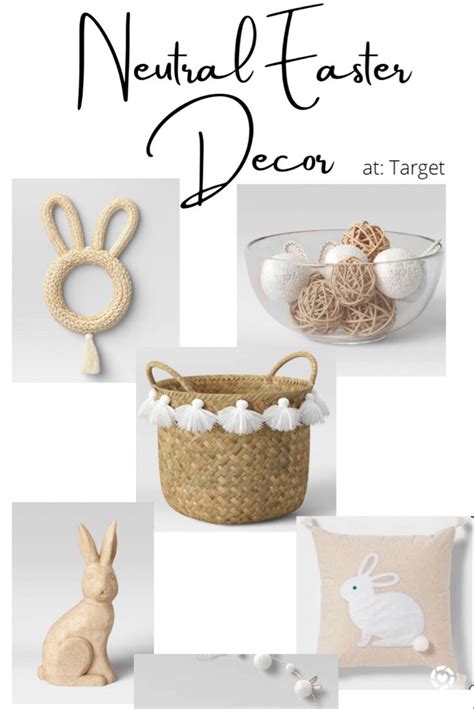 Neutral Easter Decor Spring Easter Decor Neutral Easter Decor