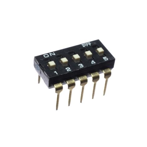 Dip Switch 5 Posiciones Tipo Ci