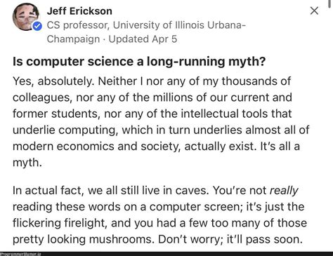 is computer science a myth