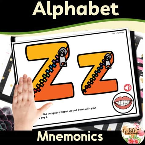 Embedded Mnemonics Alphabet Posters Letter Sounds Recognition Cards