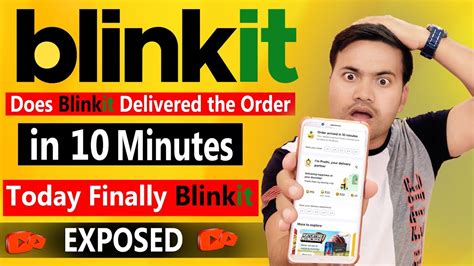 Blinkit Blinkit Finally Exposed Does Blinkit Deliverd The Order In Ten Minutes YouTube
