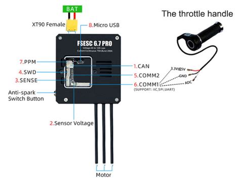 60a 3 12s Electronic Speed Controller Esc For Single Bldc Motor