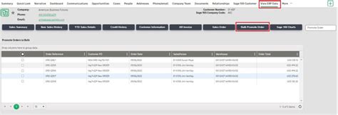 Bulk Promote In Gumu™ For Sage Crm Sage 100 Integration Sage Crm Tips Tricks And Components