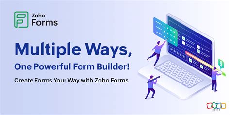 5 Ways To Create Forms Easily Zoho Forms