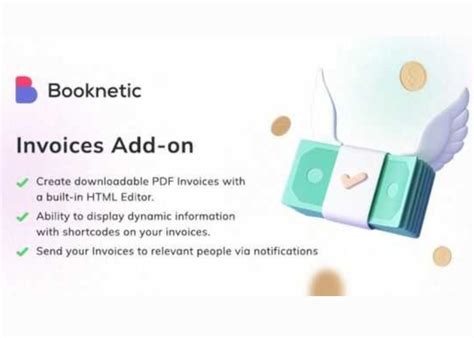 Booknetic Invoices Addon WP GPL Gpl Theme Plugin