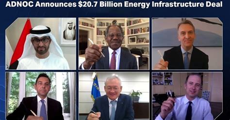 Adnoc Announces 20 7 Billion Energy Infrastructure Deal
