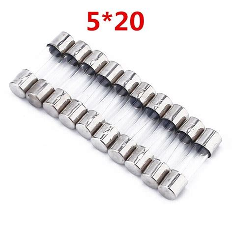 20pcs 6 30มม แก้วหลอดฟิวส์6x30mm 250v 0 2a 0 5a 1a 2a 3a 4a 5a 6a 8a