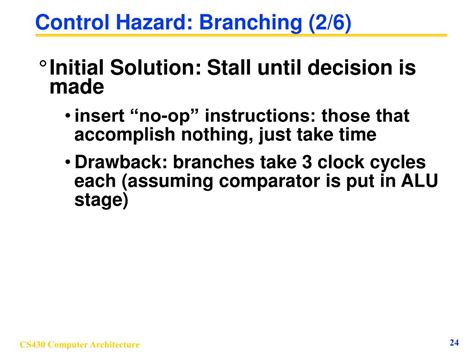 Ppt Cs430 Computer Architecture Introduction To Pipelined Execution