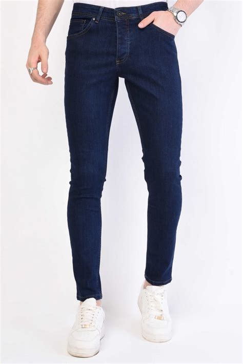 Klassieke Spijkerbroek Heren Slim Fit Dp S 57 Nw Blauw Bol