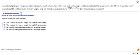 Solved Assume That All Grade Point Averages Are To Be Chegg