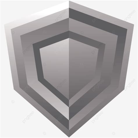 Hexagon Iron Badge Shield Vector Hexagon Badge Shield Png And Vector