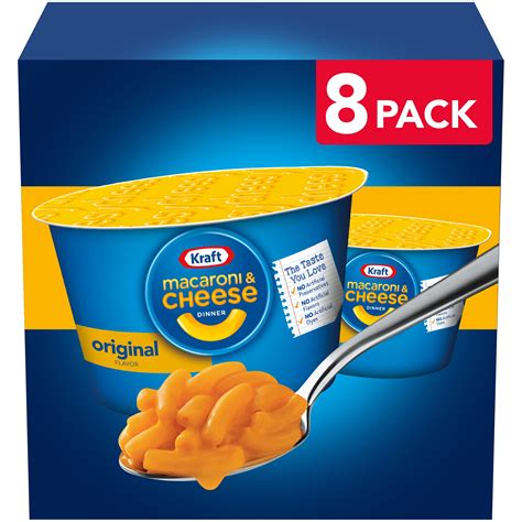 Kraft Original Mac N Cheese Macaroni And Cheese Cups Easy Microwavable