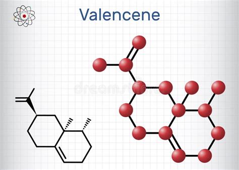 Valencene Molecule It Is Carbobicyclic Compound Sesquiterpene Aroma