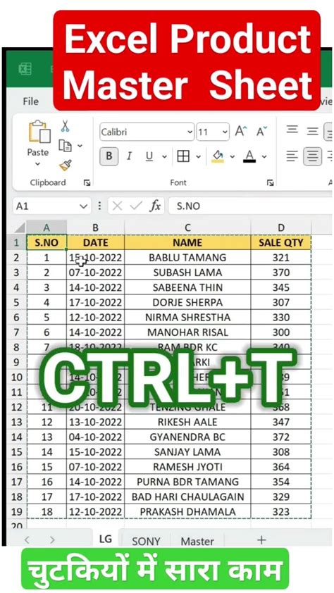 excel sheet product master sheet ms excel tutorial master sheets