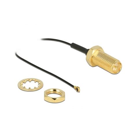 0 35m Delock Koaxial Antennenkabel RP SMA Buchse Auf MHF 4 Stecker