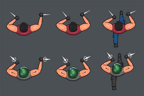 Top Down Hero 2d Free 2d Characters Unity Asset Store