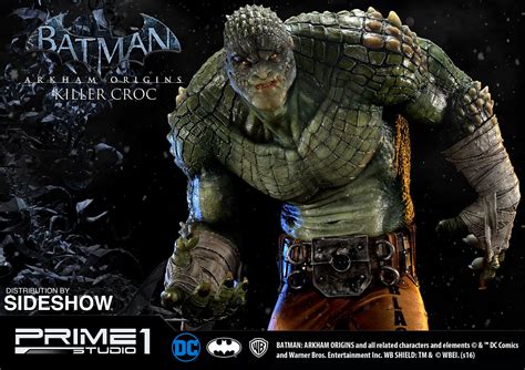 Batman Arkham Origins Killer Croc Statue Geekalerts