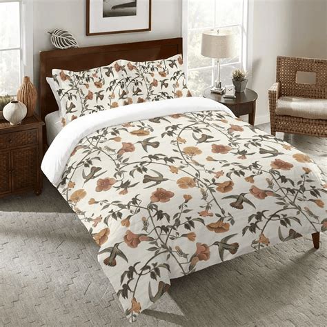 Vintage Hummingbird Bedding Set Trendyastom