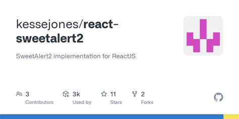 Github Kessejonesreact Sweetalert2 Sweetalert2 Implementation For