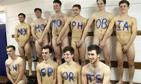 Mens Hockey Team Strip Naked For Match In Support Of Anti Homophobia