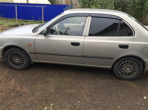 Переобулся на зимние шины — Hyundai Accent (2G), 1,5 л, 2007 года ...