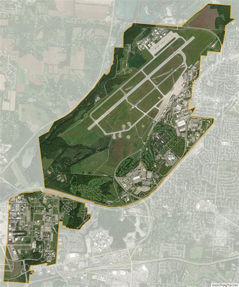 Map Of Wright Patterson Afb Cdp Thong Thai Real