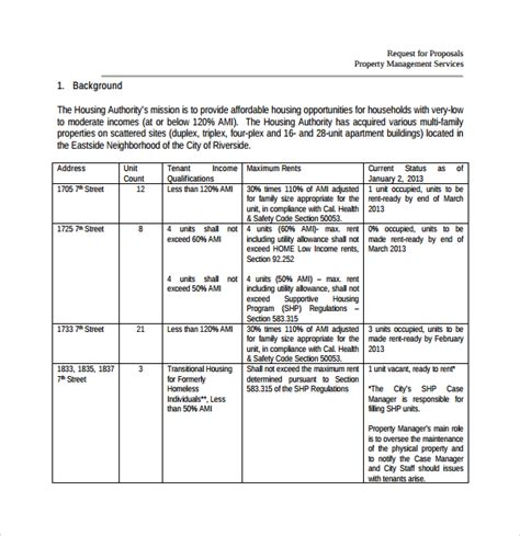 Free 15 Sample Property Management Proposal Templates In Pdf Ms Word