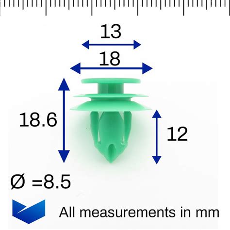 Door, Boot & Cabin Trim Panel Clips, Honda 91560-SZW-003 — VehicleClips