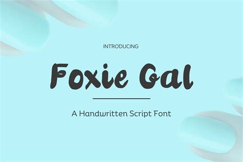 Foxie Gal Regular Font Xfonts Pro