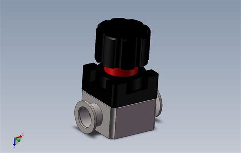 真空阀门solidworks 2015模型图纸下载 懒石网