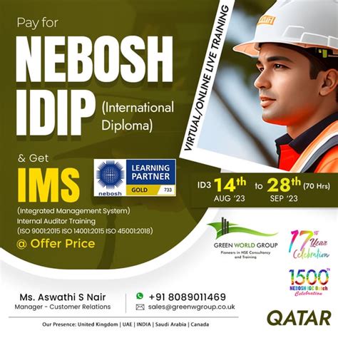 Diploma Safety Training Courses In Philippines R Nebosh