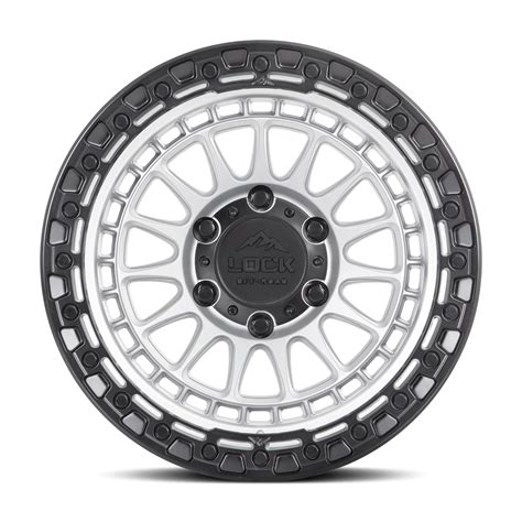 Mojave Matte Silver Lock Off Road Wheels