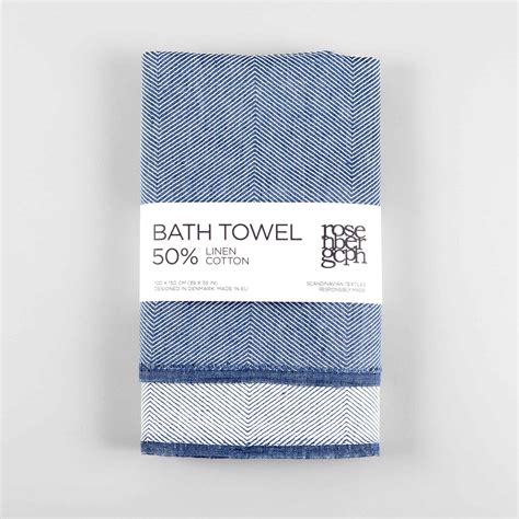 Bath Towel Blue RosenbergCph