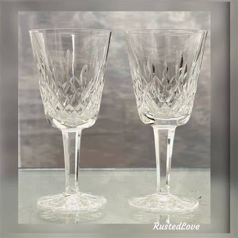 Lismore Water Glasses Vintage Waterford Crystal Water Glasses