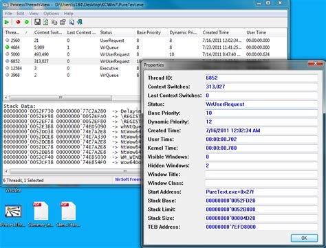 How To Show Info About The Threads In A Process In Windows Next Of Windows