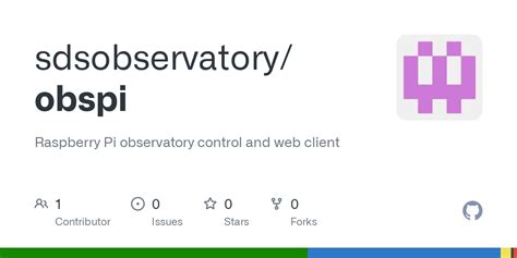 Github Sdsobservatory Obspi Raspberry Pi Observatory Control And Web