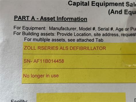 Zoll R Series ALS Defibrillator For Sale